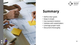 Best Practices for Creating Clear and Effective BPMN Diagrams | PPTX