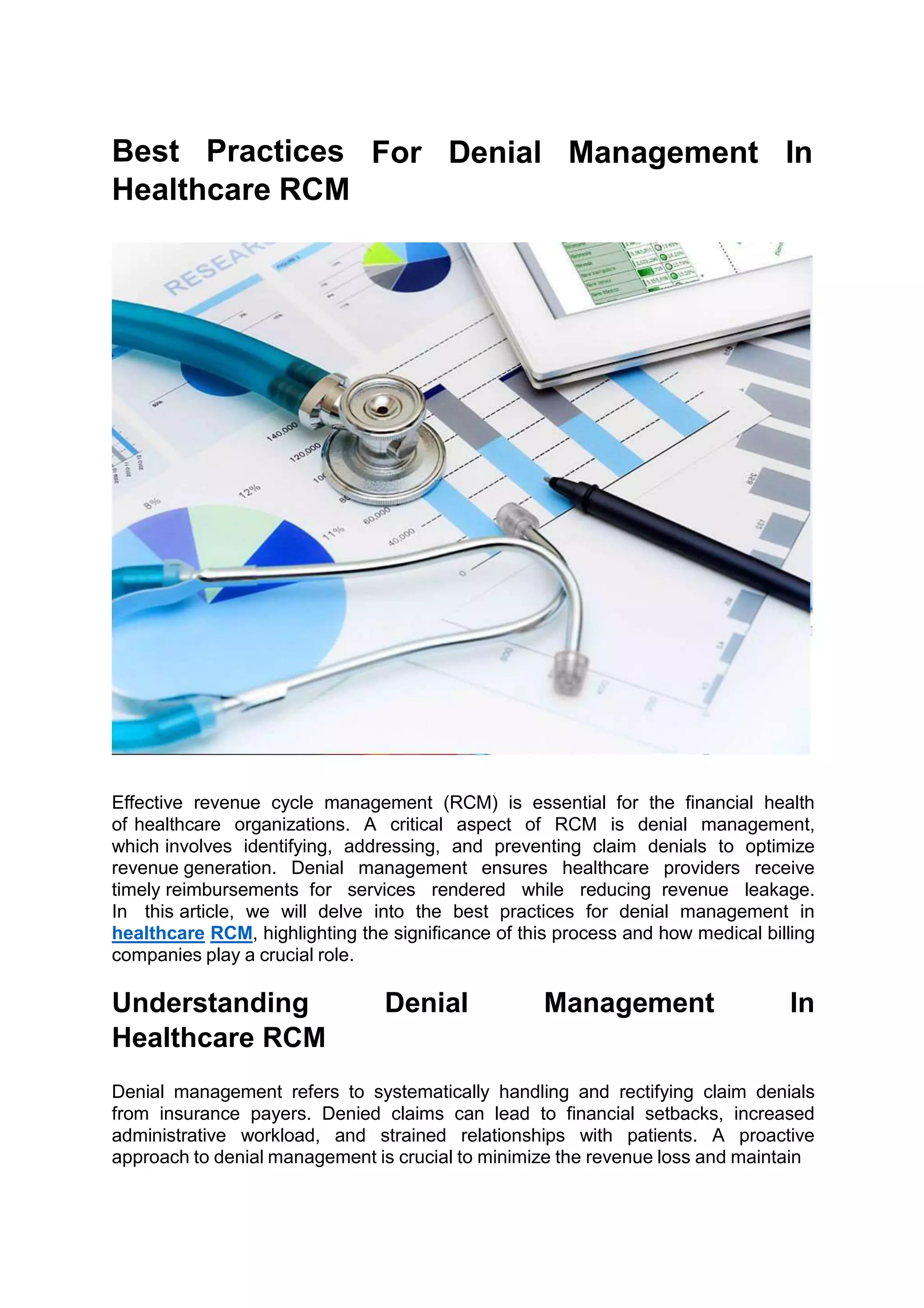 Best Practices for Denial Management in Healthcare RCM.ppt