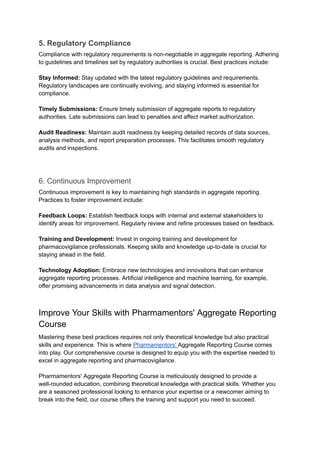 Best Practices for Effective Aggregate Reporting in 2024.pdf