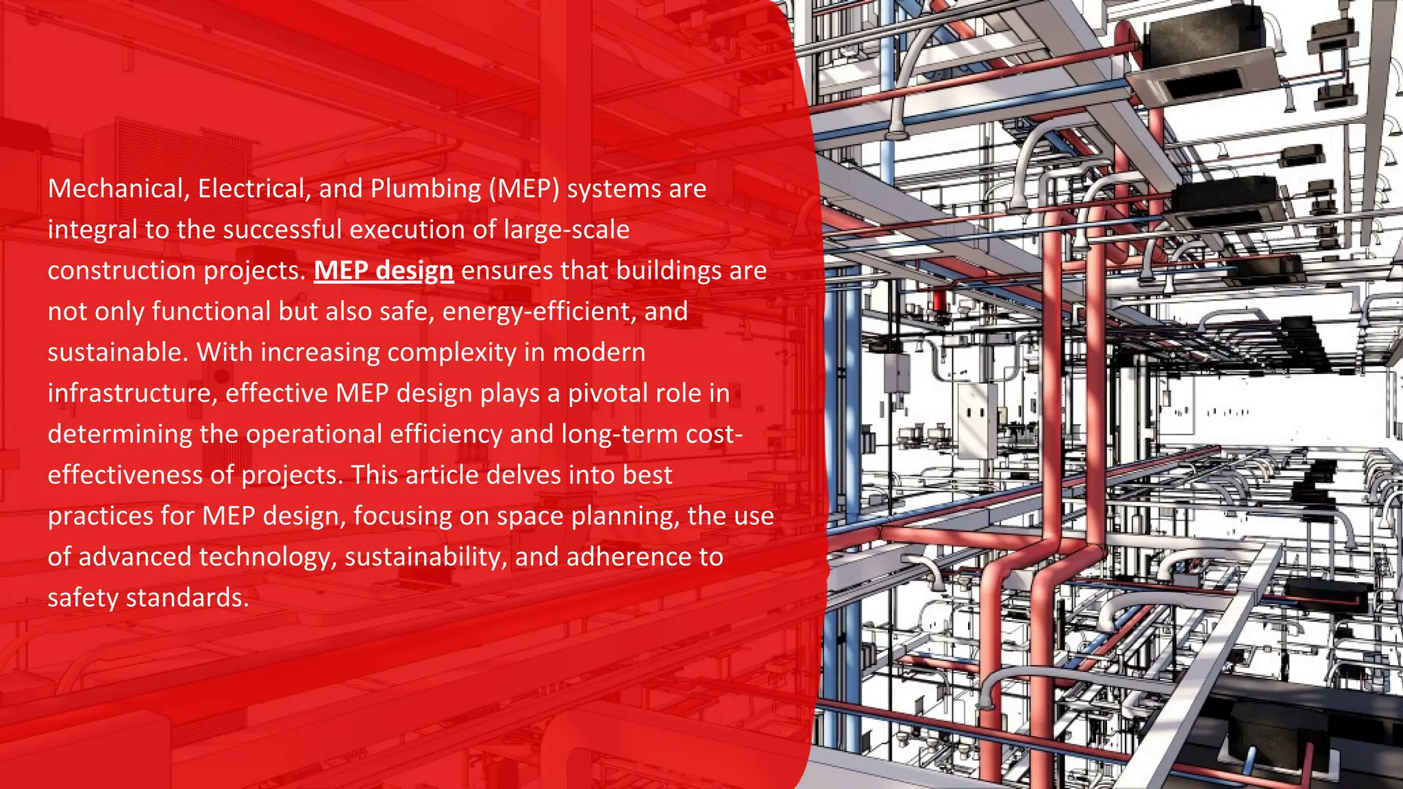 Best Practices for Effective MEP Design in Large-Scale Projects - Budlong | PDF