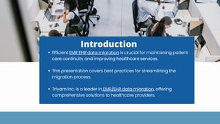 Best Practices for Efficient EMR EHR Data Migration Streamlining the Process for Improved ...