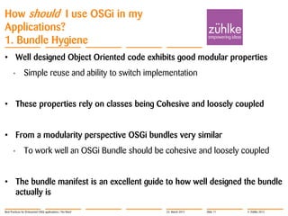 Best Practices for (Enterprise) OSGi applications - Tim Ward | PDF ...