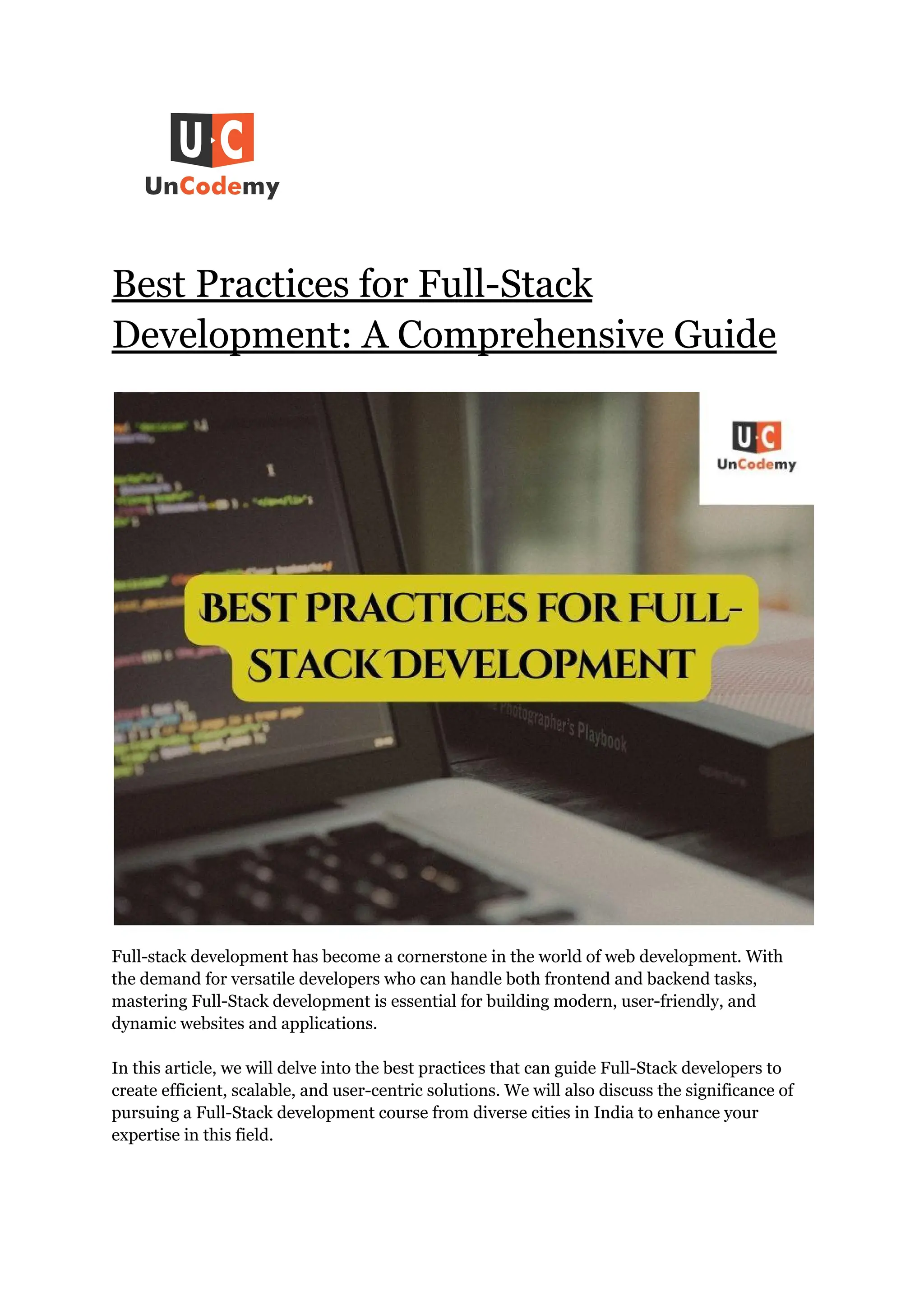 Best Practices for Full-Stack Development_ A Comprehensive Guide.pdf