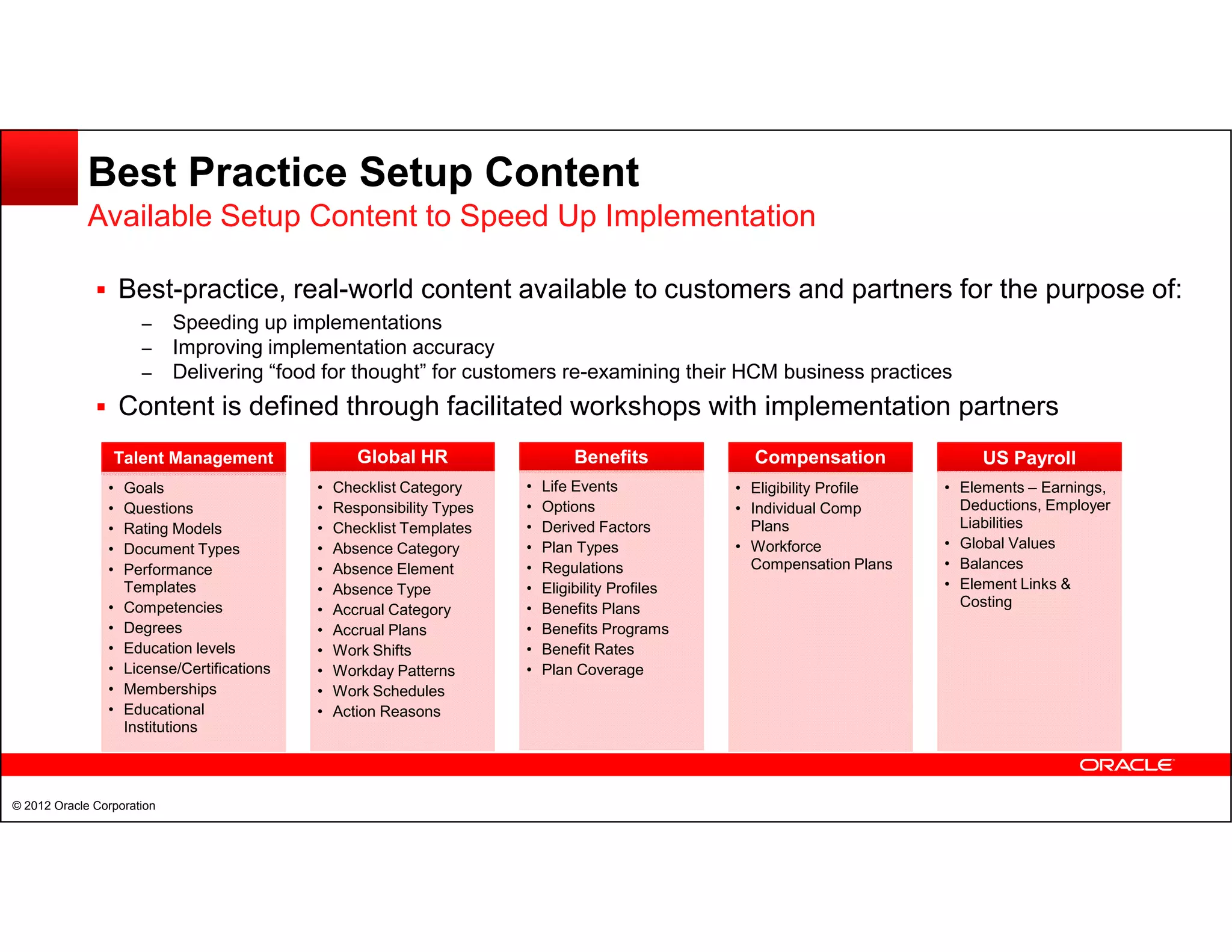 Best practices for fusion hcm cloud implementation | PDF