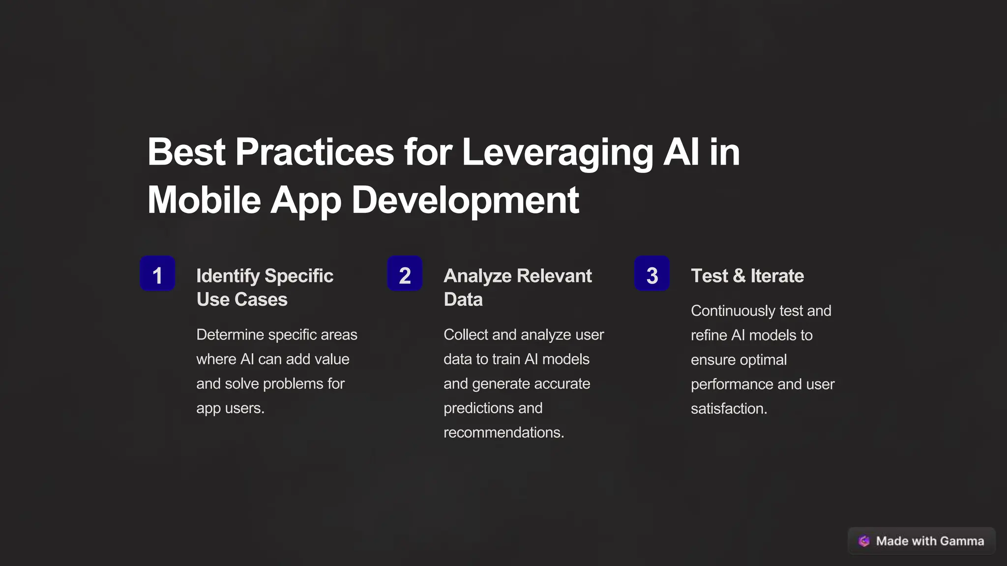 Transforming User Experiences: The Impact of AI in Modern Mobile App Development | PPT