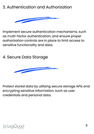 Best Practices for Mobile App Security - Logiquad | PDF