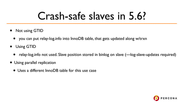 Best practices for MySQL High Availability Tutorial | PPT