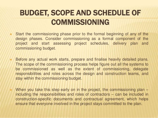 Best practices for new project commissioning | PPT