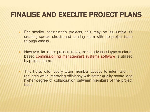 Best practices for new project commissioning | PPT