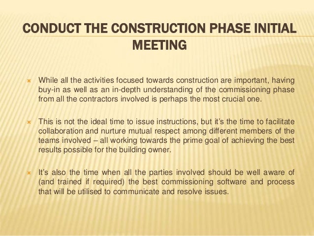 Best practices for new project commissioning | PPT