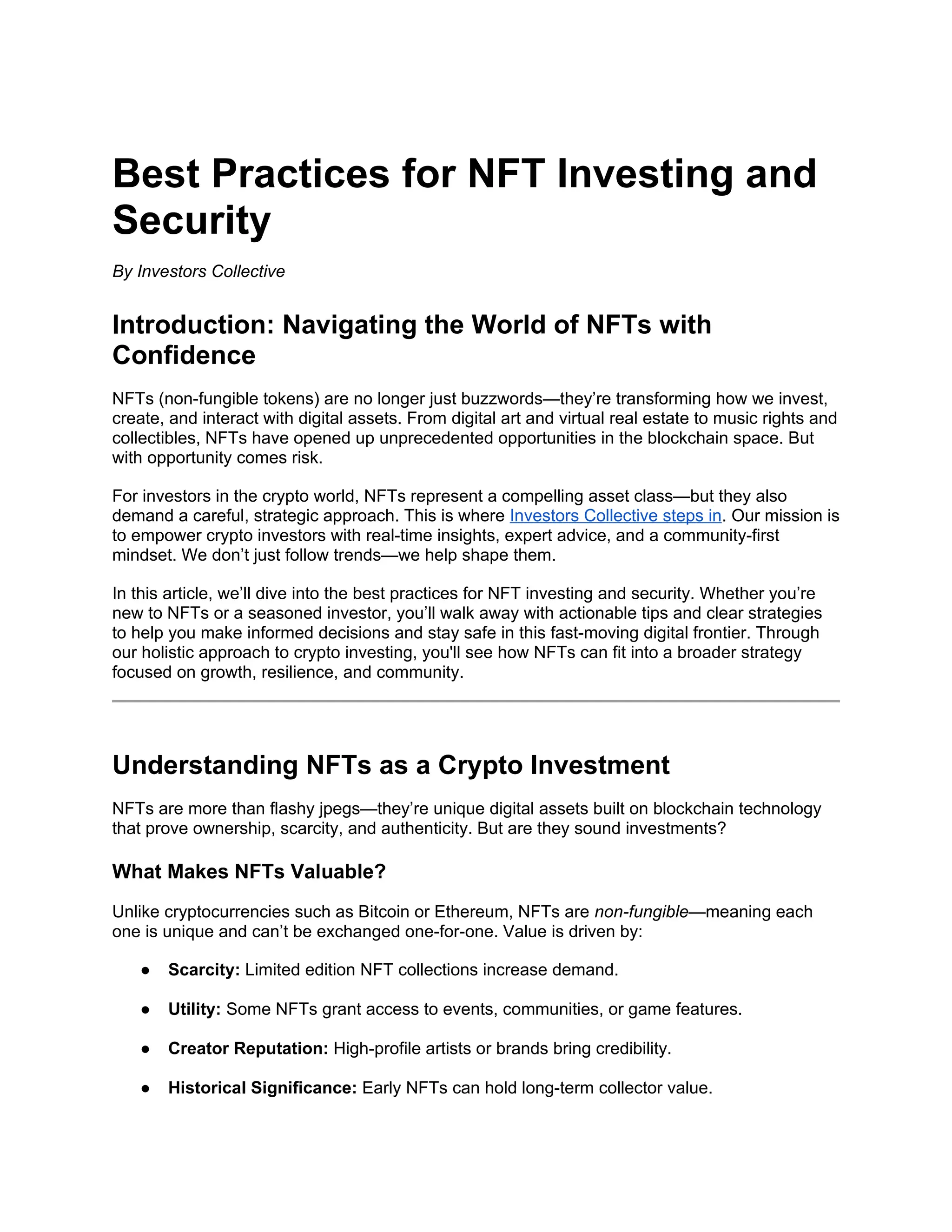 Best Practices for NFT Investing and Security.docx