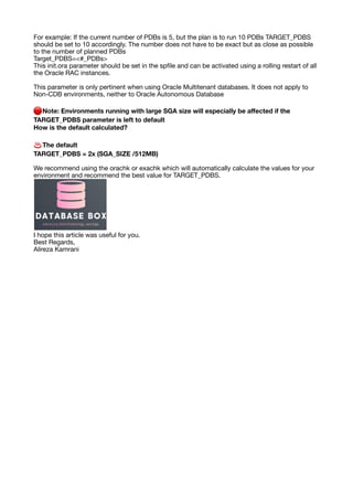 Best Practices for Oracle RAC DB with large SGA size | PDF