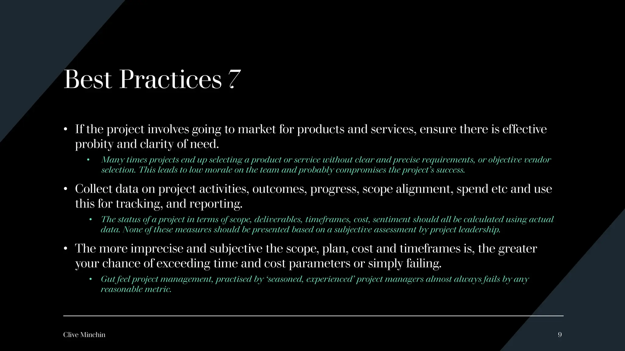 Best practices for project execution and delivery | PDF