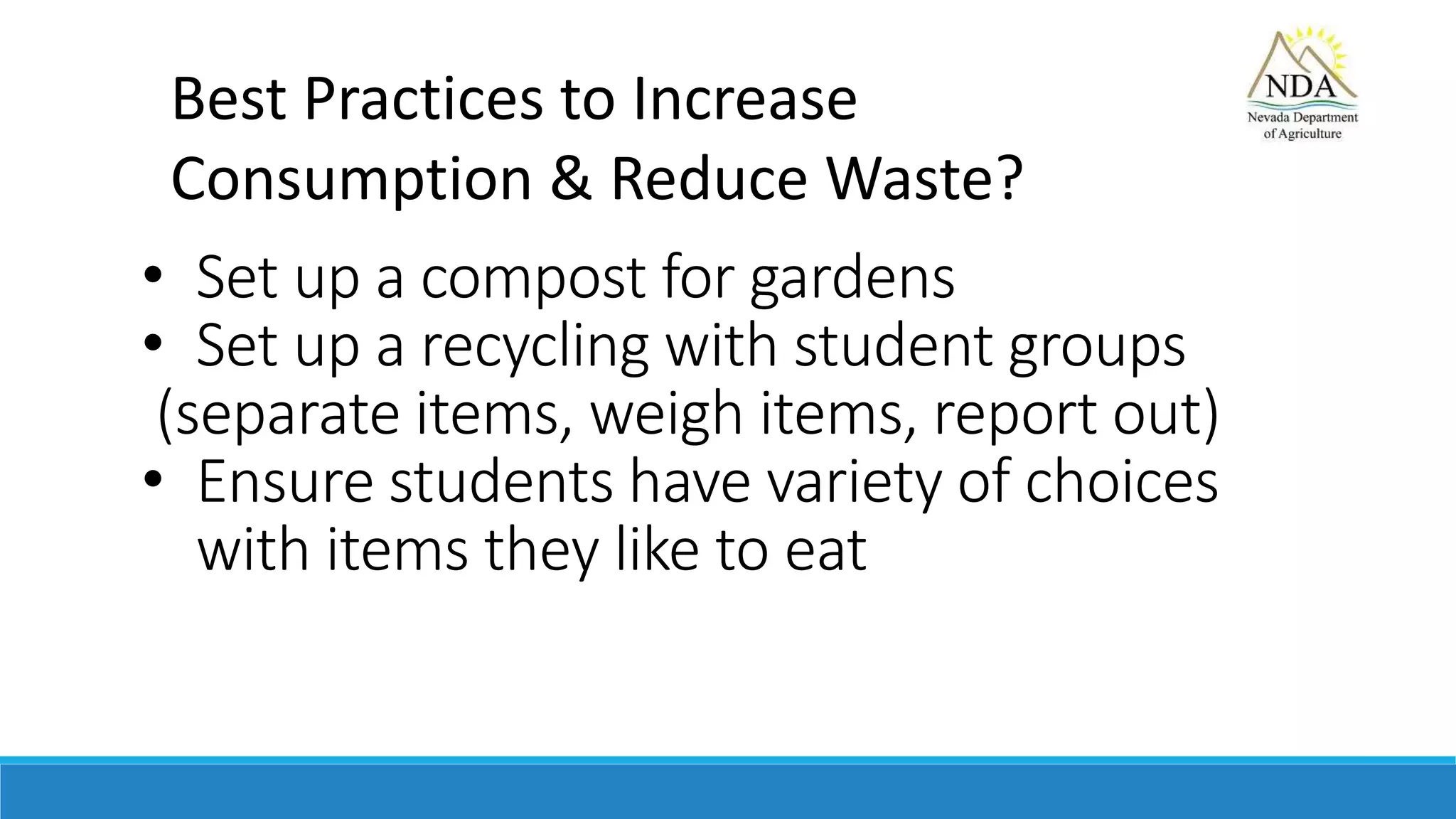 Best practices Reducing Food Cost & Food Waste | PPT