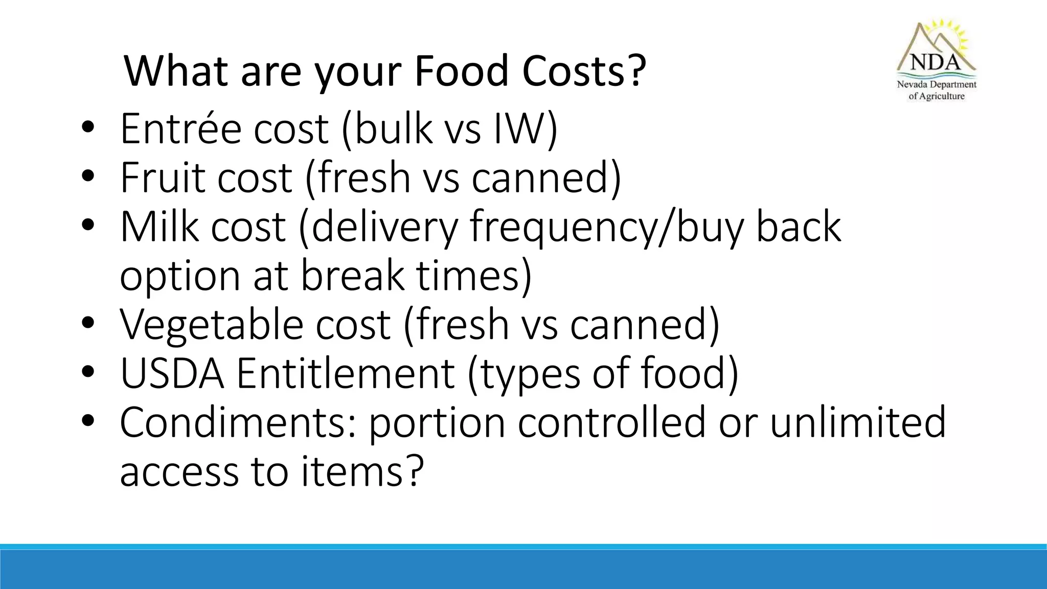 Best practices Reducing Food Cost & Food Waste | PPT