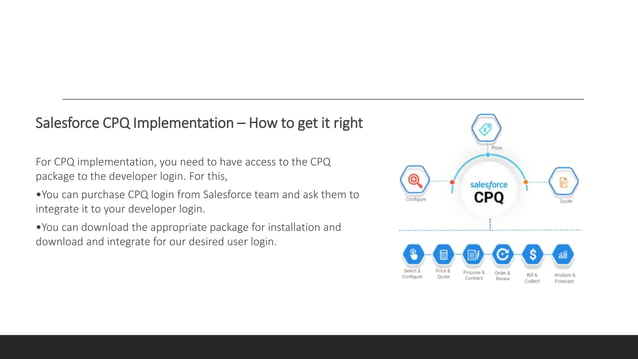 Best practices for salesforce cpq implementation | PPTX