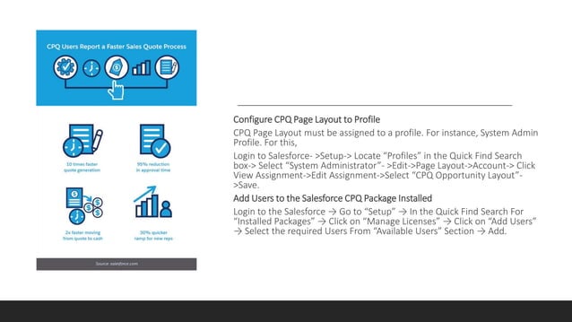 Best practices for salesforce cpq implementation | PPTX