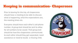 Best practices for school trips | PPTX