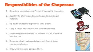 Best practices for school trips | PPTX