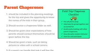 Best practices for school trips | PPTX