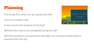 Best practices for school trips | PPTX