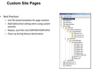Best practices for share point solution deployment | PPT