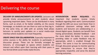 Best practices for teaching Online Courses | PPT