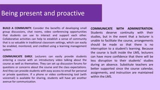 Best practices for teaching Online Courses | PPT