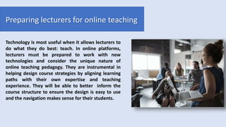 Best practices for teaching Online Courses | PPT