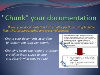 Best practices in Technical Writing | PPT