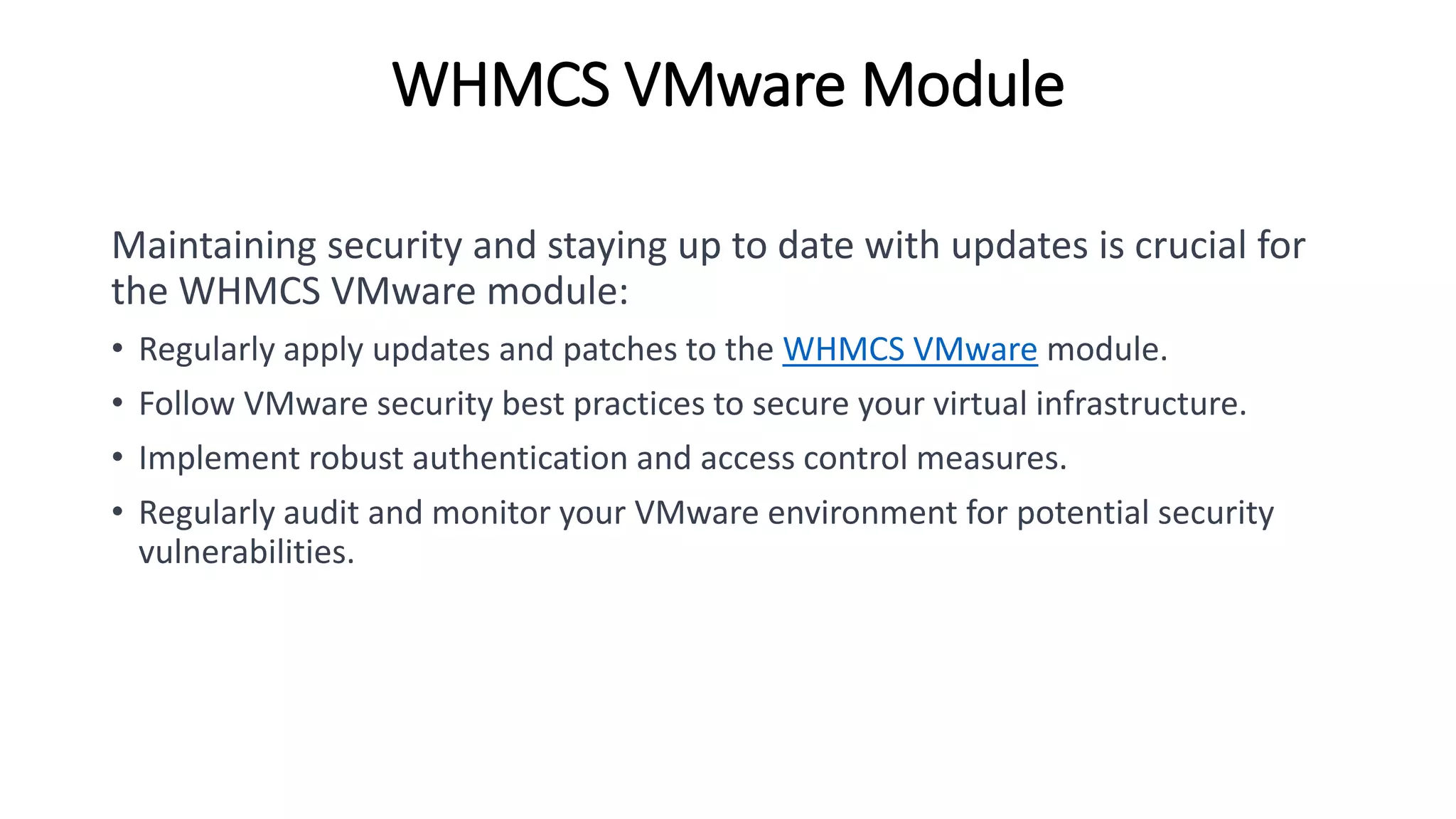 Best Practices for Using WHMCS GST, VMware, and Cloudflare Modules Tips and Recommendations_.pptx
