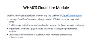 Best Practices for Using WHMCS GST, VMware, and Cloudflare Modules Tips and Recommendations ...