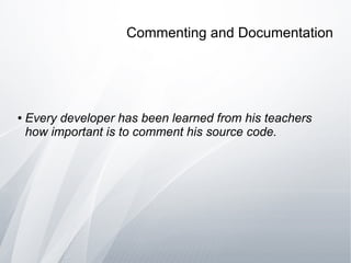 Best Practices For Writing Super Readable Code | PPT