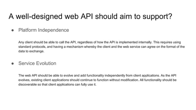 Best Practices in Api Design | PPT | Free Download