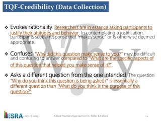 A best practices approach to cognitive interviewing | PPTX