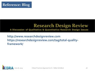 A best practices approach to cognitive interviewing | PPTX