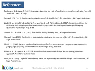A best practices approach to cognitive interviewing | PPTX