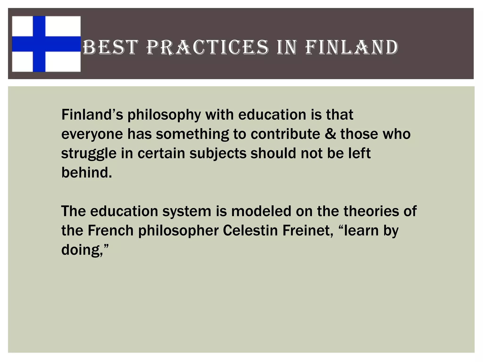 Best practices in finland | PPTX