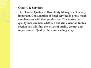 Best practices in hotel industry | PPTX