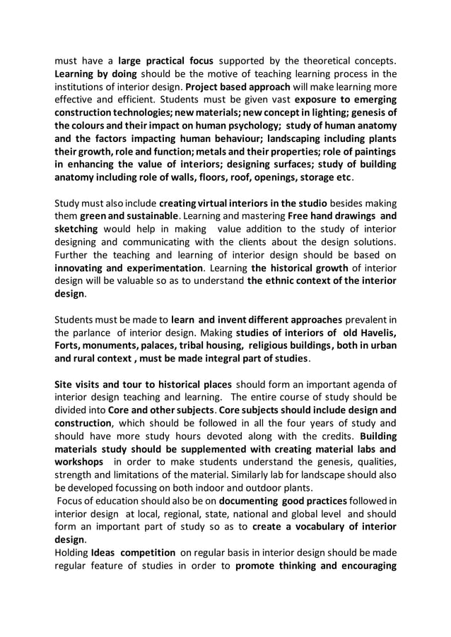 Best practices in interior design learning | PDF