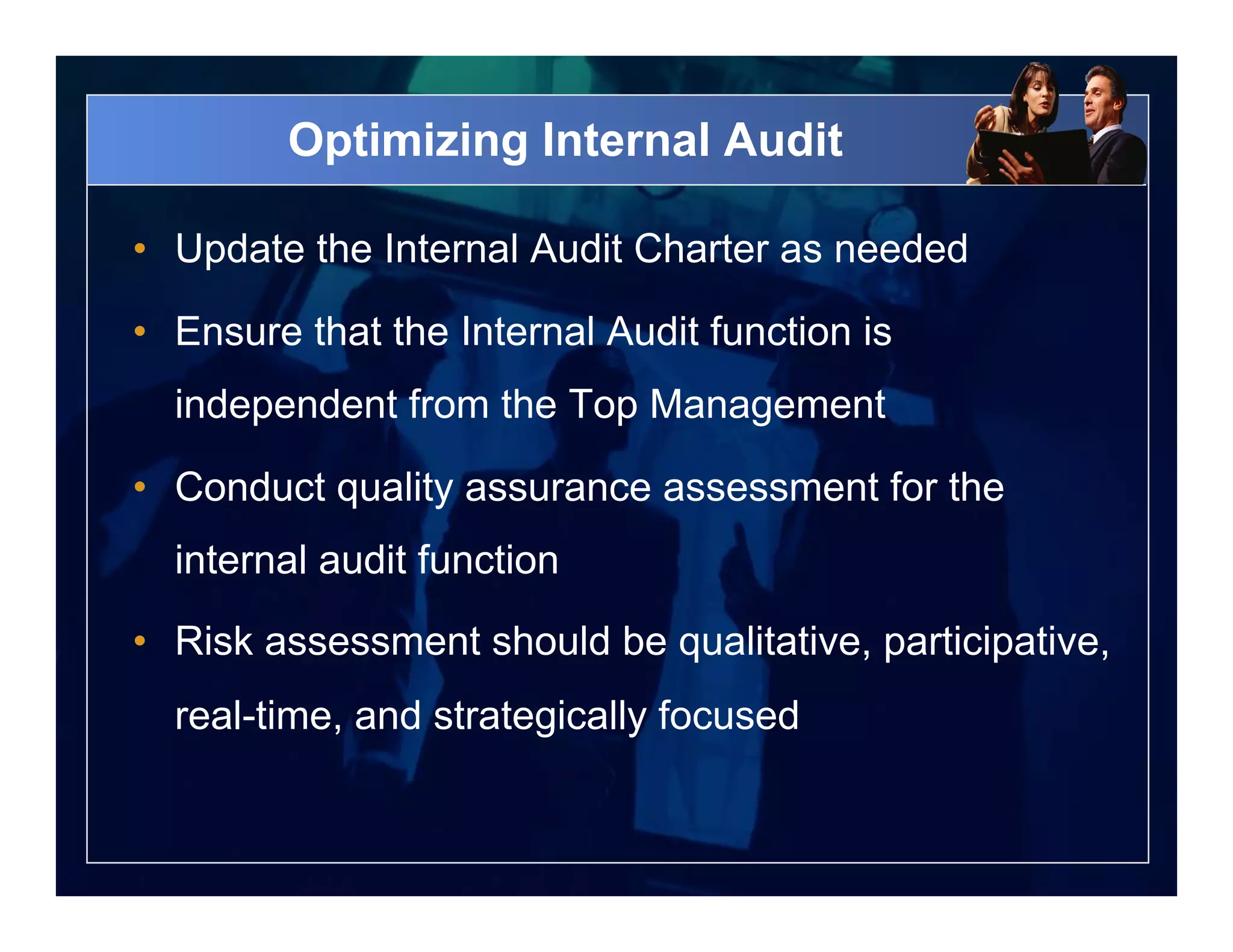 Best Practices in Internal Audit - Iyad Mourtada | PDF