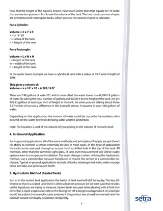 Best Practices in Measuring Tank Level | PDF