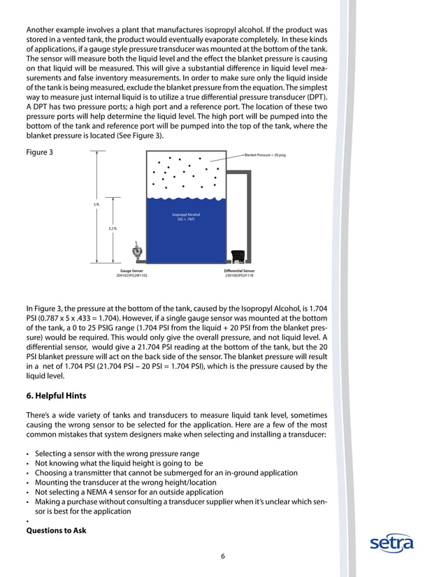 Best Practices in Measuring Tank Level | PDF