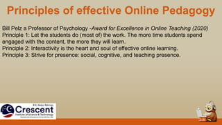 Best practices in online education ppt | PPTX