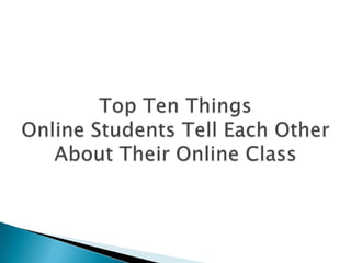 Best Practices In Online Teaching | PPTX