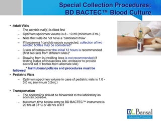 Best practices in phlebotomy for blood culture | PPT