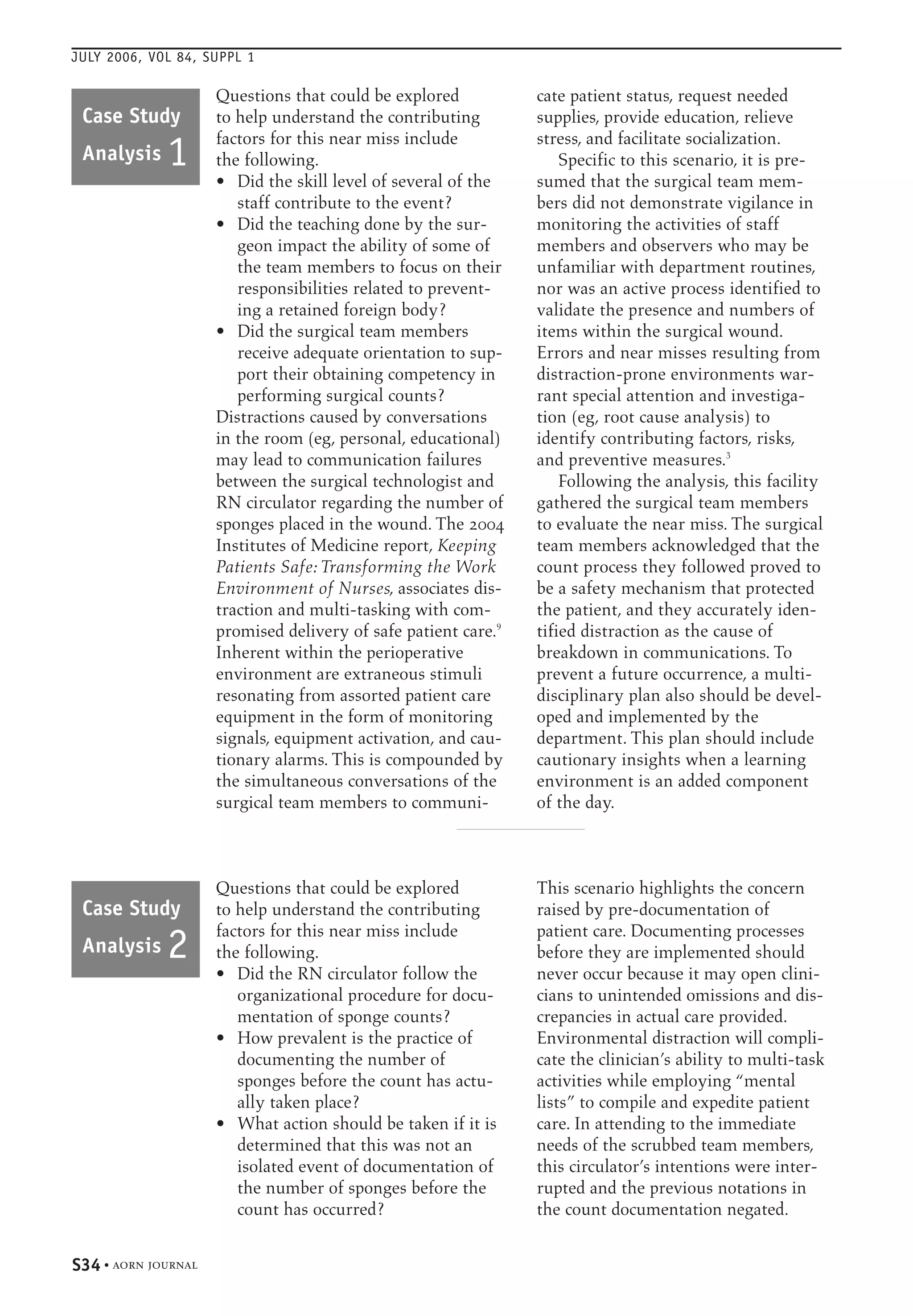 Best practices in preventing retained foreign objects | PDF