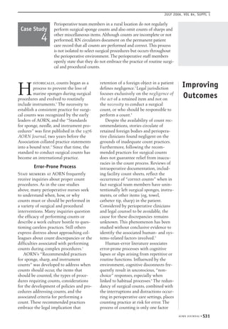 Best practices in preventing retained foreign objects | PDF