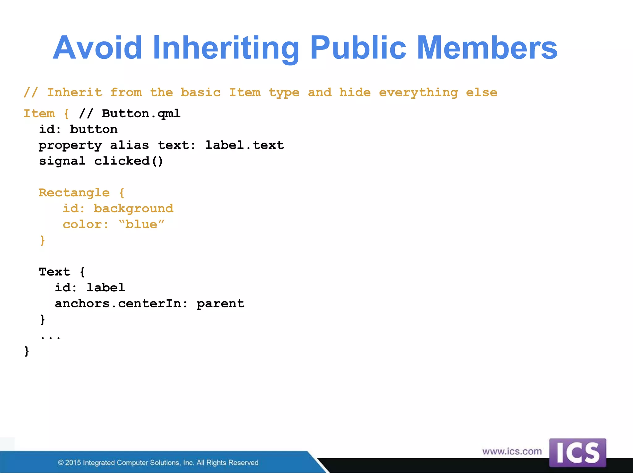 Best Practices In Qt Quickqml Part Ii Ppt