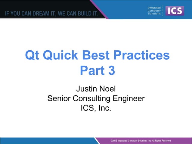 Best Practices in Qt Quick/QML - Part III | PDF